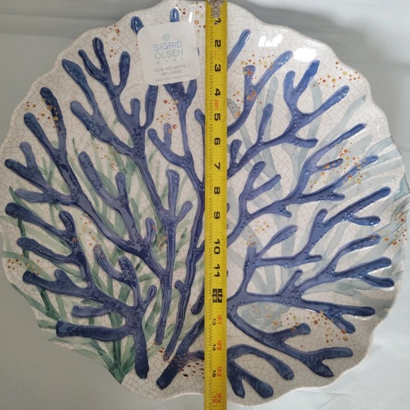 Dining | Sigrid Olsen Home 16 Coral Reef Melamine Serving Platter ...